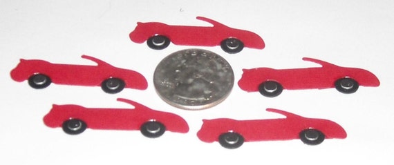 Red Convertibles 5 to a Pack | Etsy