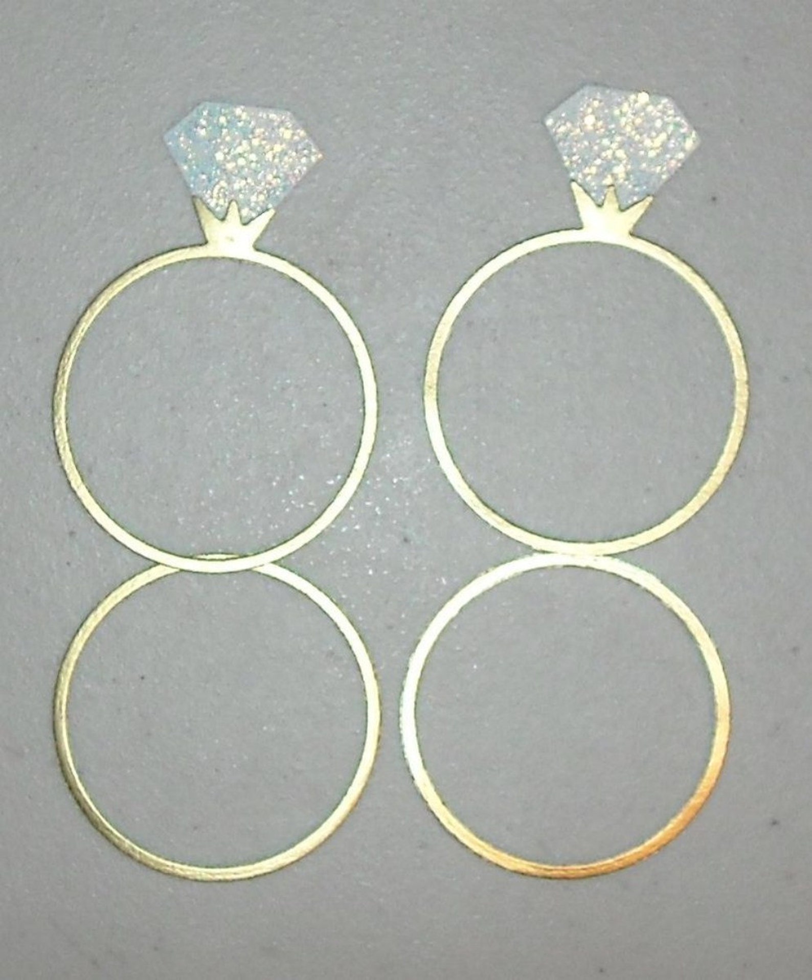 Wedding Rings 2 Sets to a Pack - Etsy