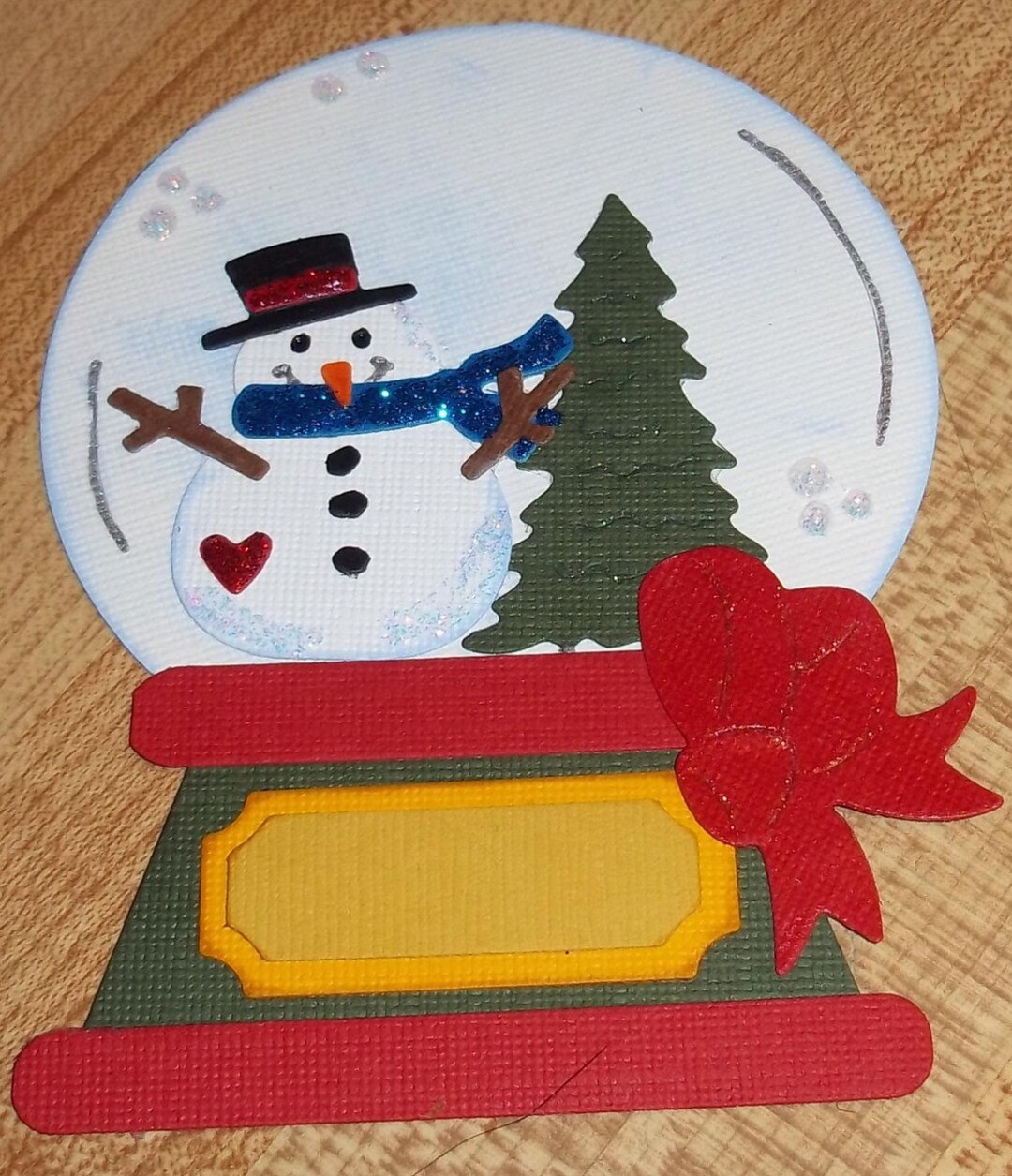 Snowman Snow Globes - 2 to a Set - Etsy