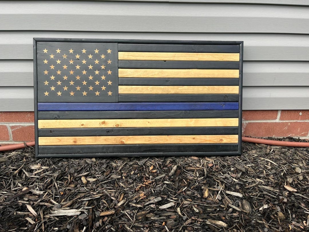 Back the Blue American Flag - Etsy