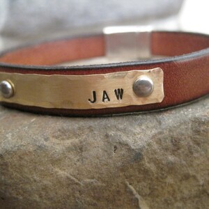 Hidden Message Personalized Leather Bracelet Womens Mens - Etsy