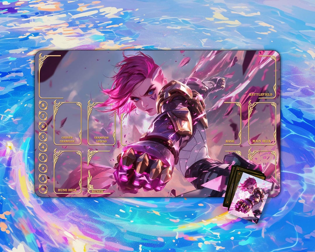 Riftbound Playmat: Arcane VI – 24"x14" Custom TCG/MTG Playmat - Etsy