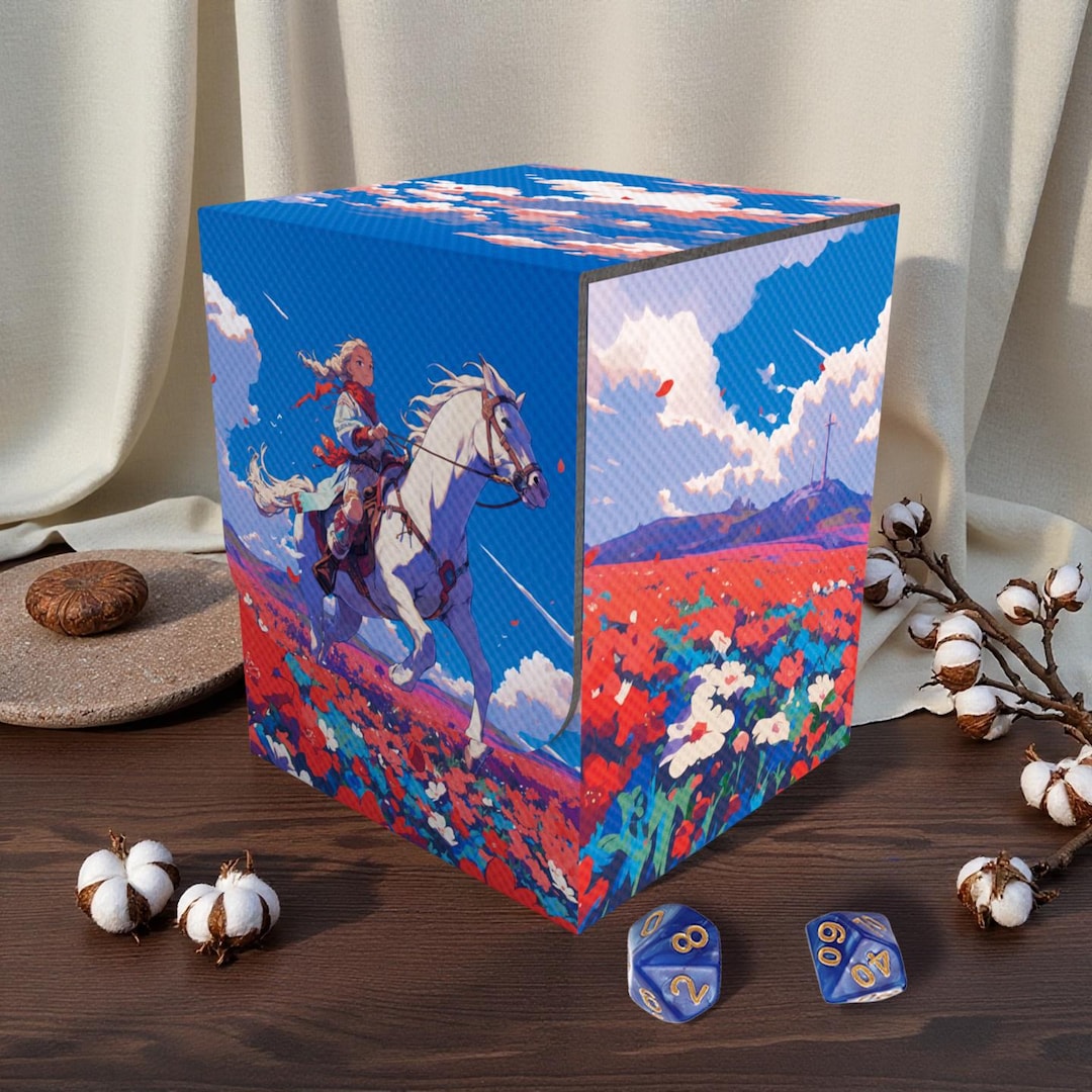 Deck Box, Skybound Rider, 75+ Storage Collectible Deck Boxes, Custom ...