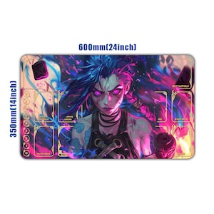 Riftbound Zones Playmat: Arcane Theme – 24"x14" Custom TCG/MTG Playmat ...