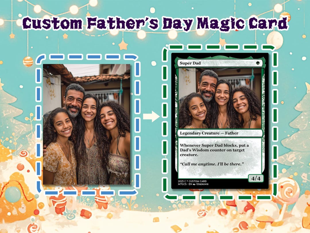 Customizable Magic Father's Day Gift Cards - Perfect Gift for Father ...