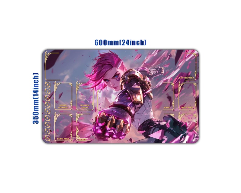 Riftbound Playmat: Arcane VI – 24"x14" Custom TCG/MTG Playmat - Etsy