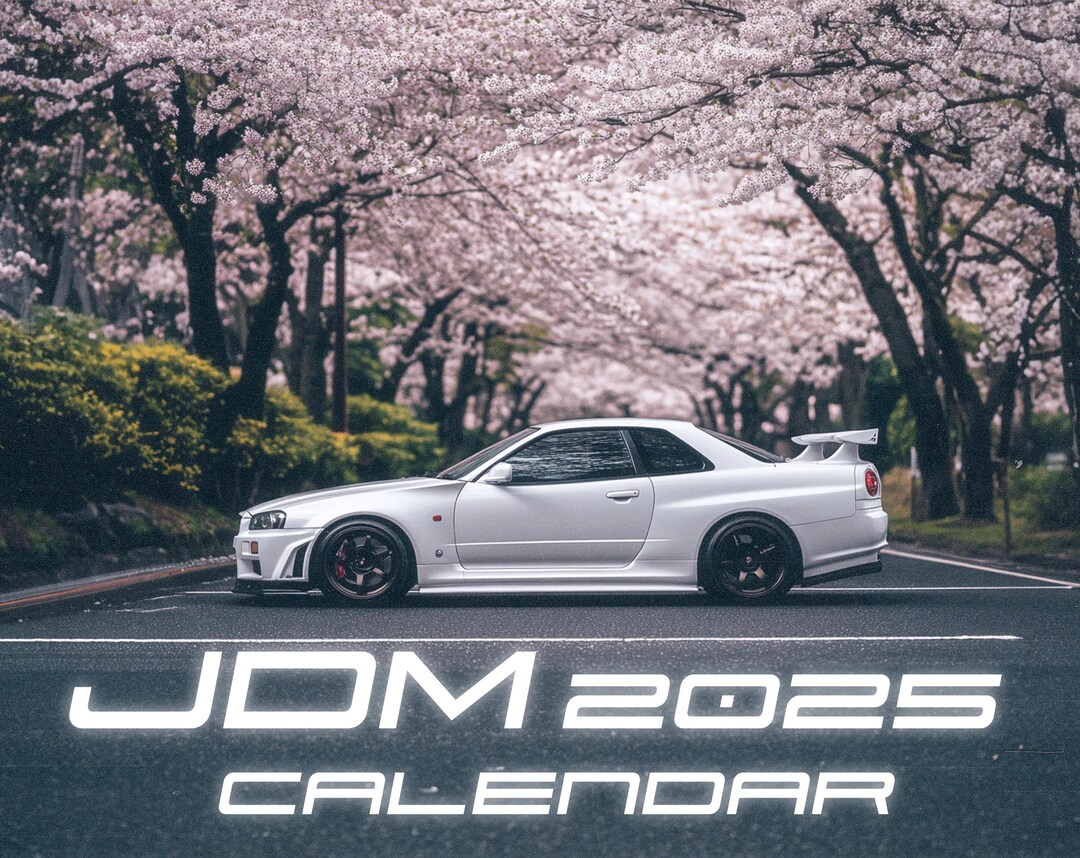 2025 JDM Calendar 2025 Calendar 2025 Wall Calendar Japanese Cars - Etsy