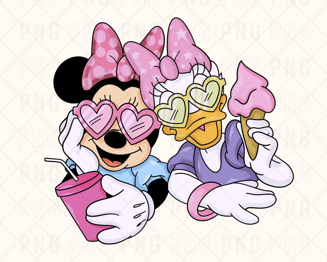 Minnie and Daisy PNG, Disney Besties PNG, Disney Shirt, Minnie Mouse ...