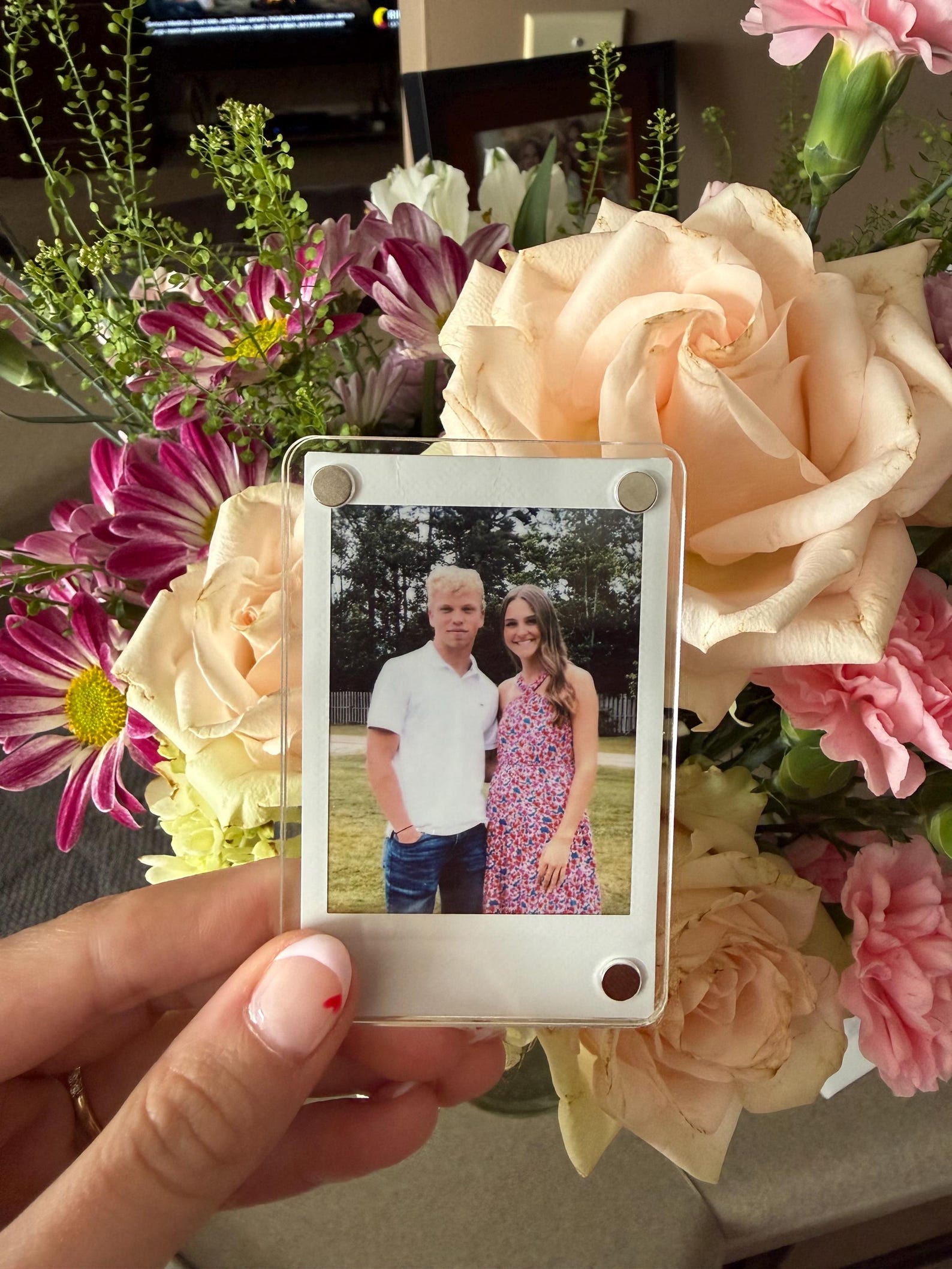 Acrylic Magnetic Photo Frame| Insta Mini Polaroid Prints| Custom Photo ...