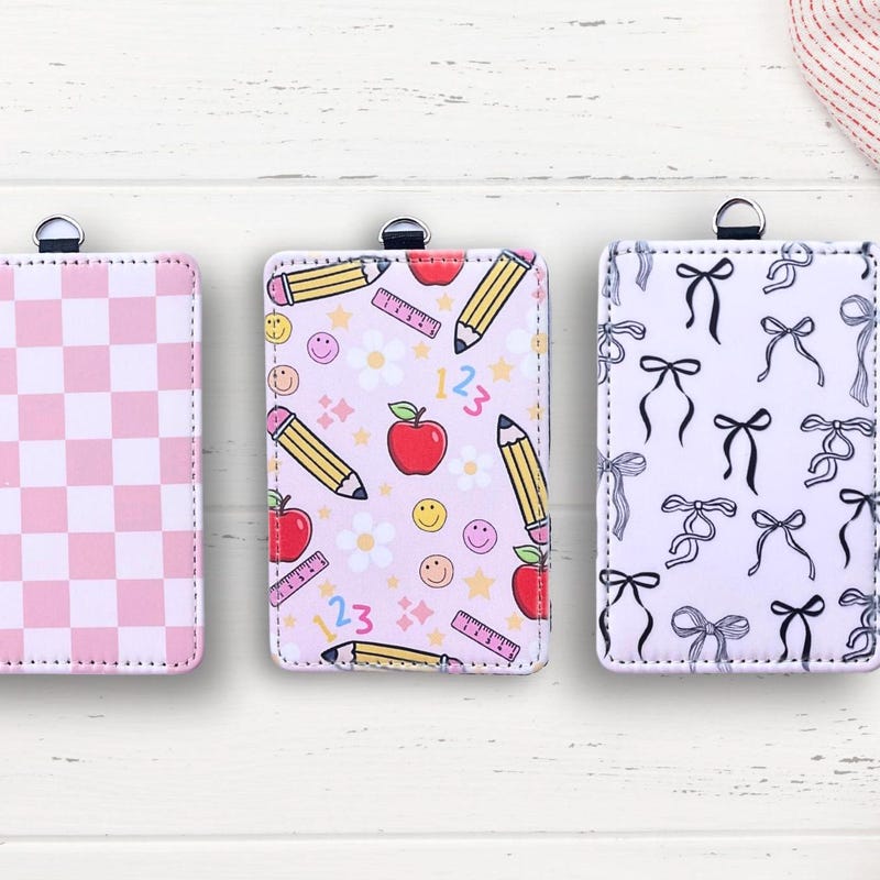 Cute Badge Holder - Etsy