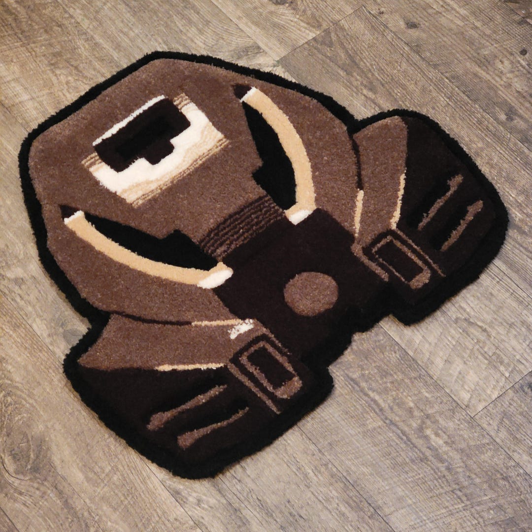 Bionicle Mask Pohatu Tufted Rug - Etsy