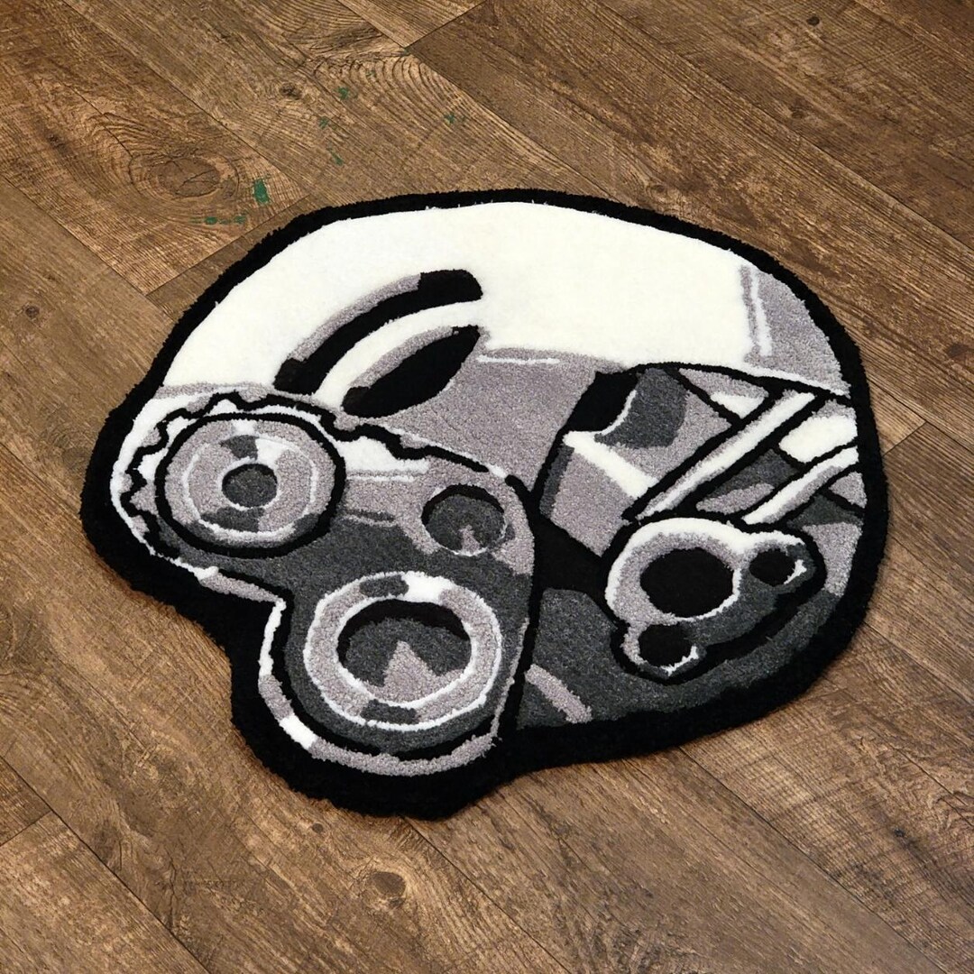 Bionicle Mask - Kopaka Handmade Tufted Rug - Etsy