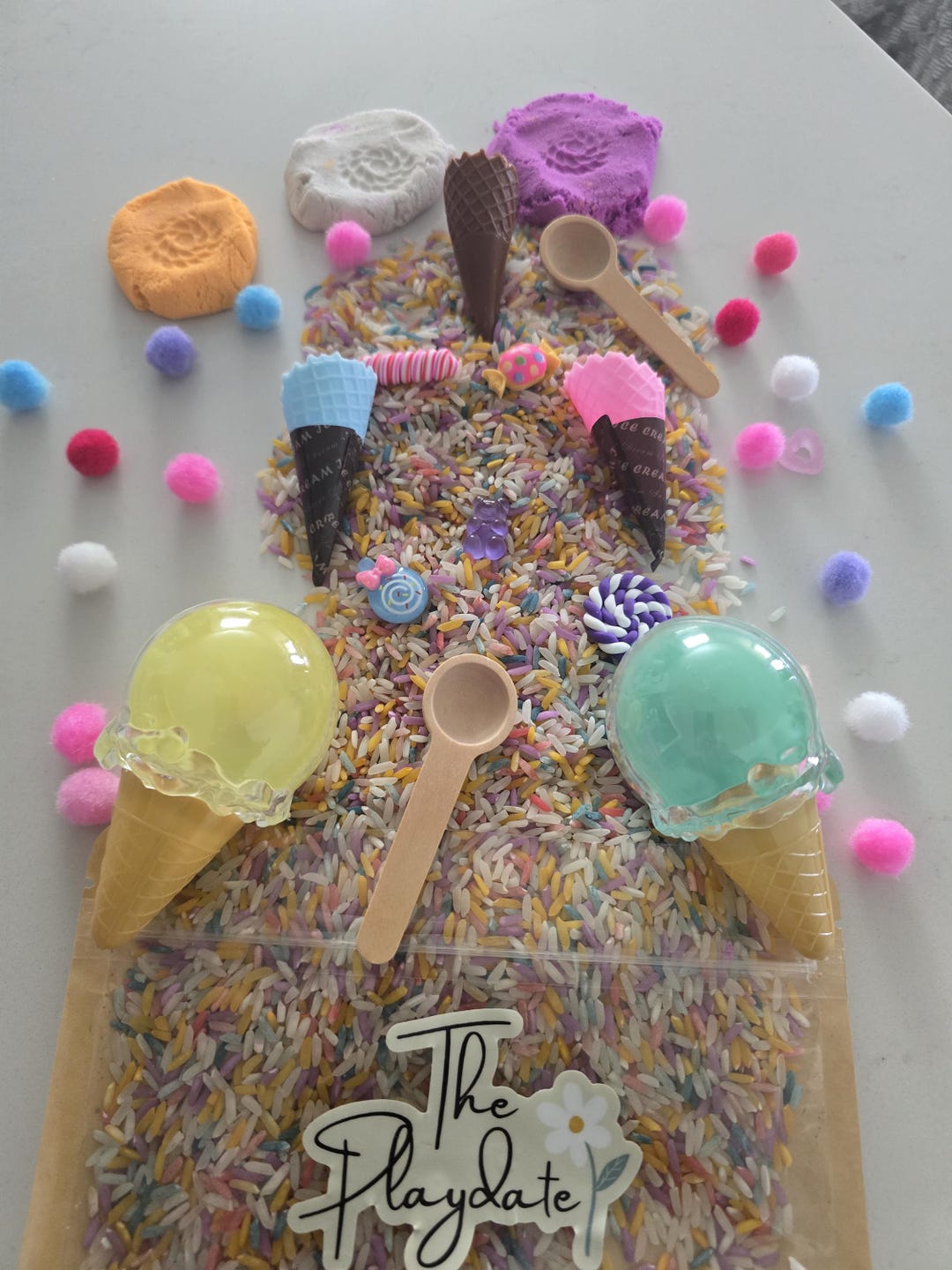 Ice Cream Sensory Kit: Sundae Funday - Toddler Summer Toy - Etsy