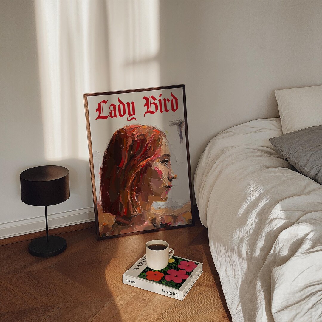 Lady Bird Poster Print, Original Design, Room Deco, Poster Wall Art ...