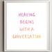 Therapy Office Decor - Counselling Poster - Mental Health Print ...
