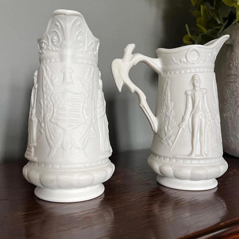 Vintage Pair of Highly Collectible Portmeirion Parian Ware Jug George ...