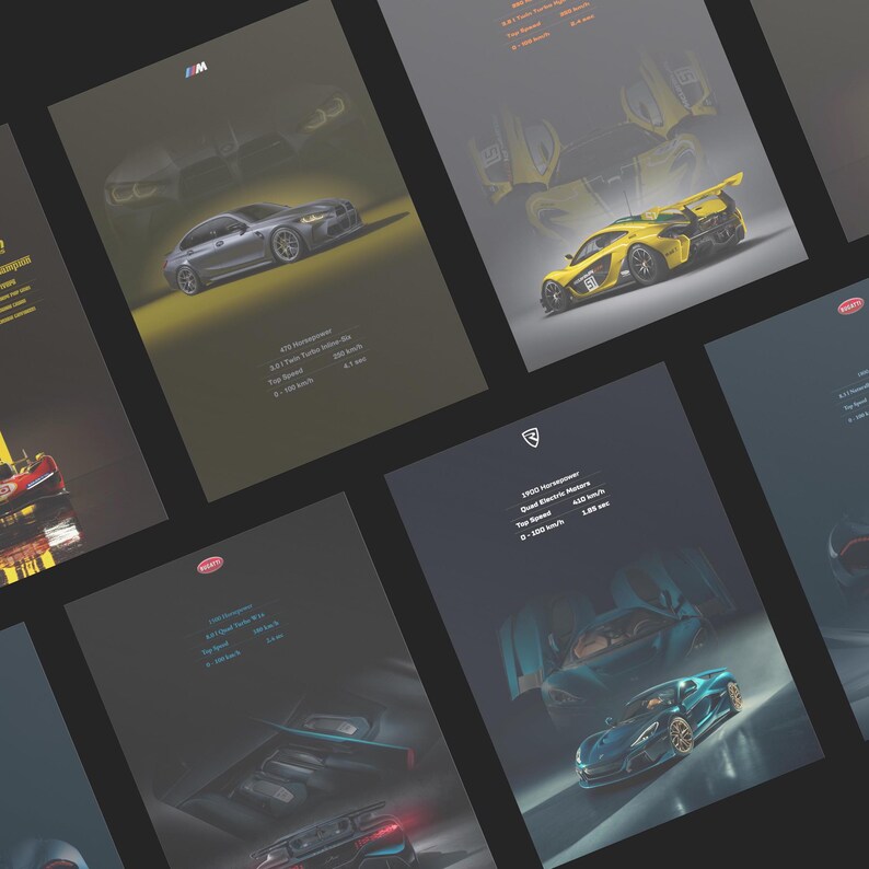 Ferrari SF90 Stradale Poster Hypercar Wall Art Modern Car Print Perfect ...