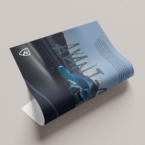 Rimac Nevera R Poster - Hypercar Wall Art - Modern Car Print - Perfect Wall Art for Car Lovers ...