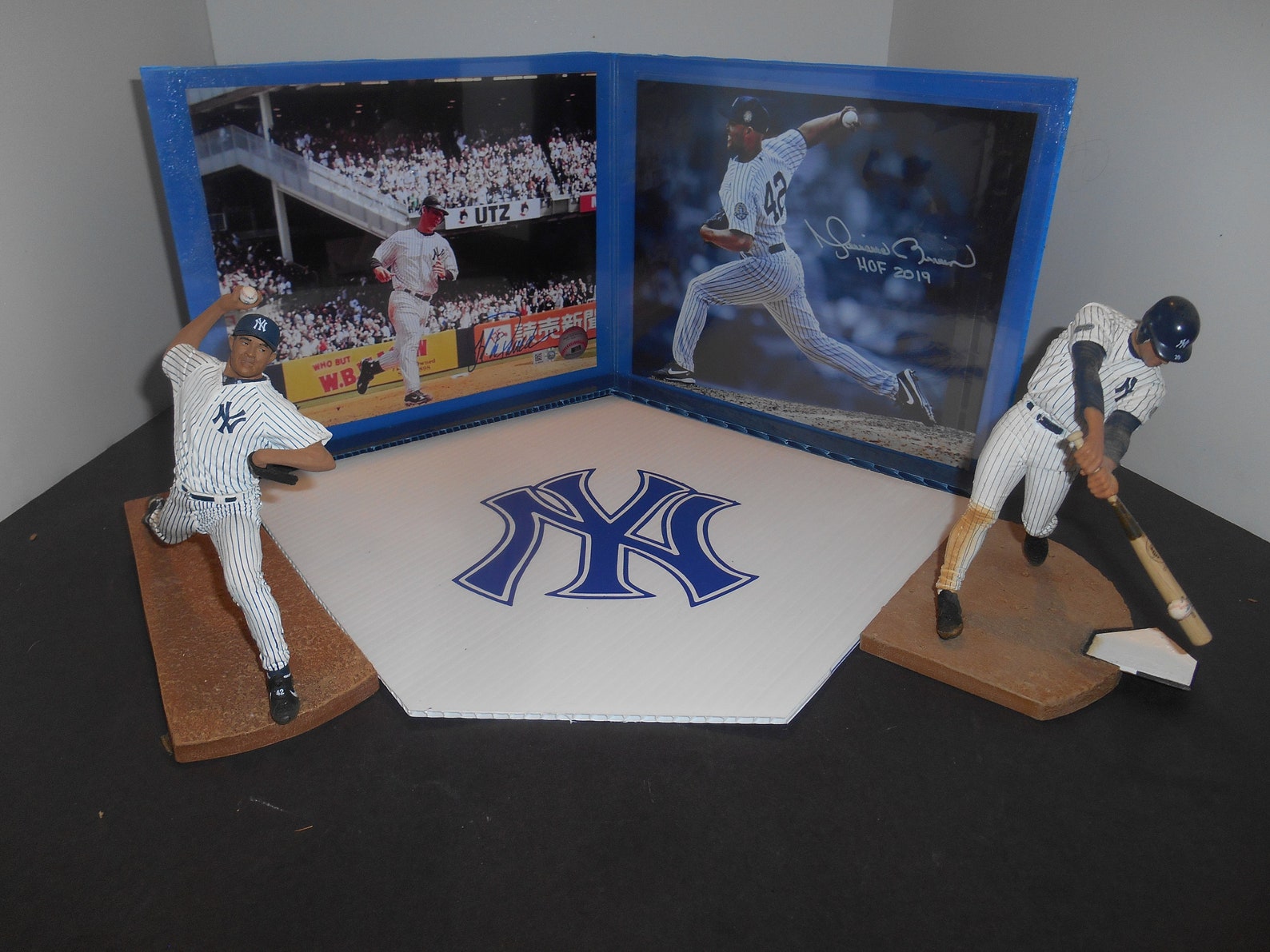 New York Yankee MLB Photo Display Base for Sports Memorabilia - Etsy