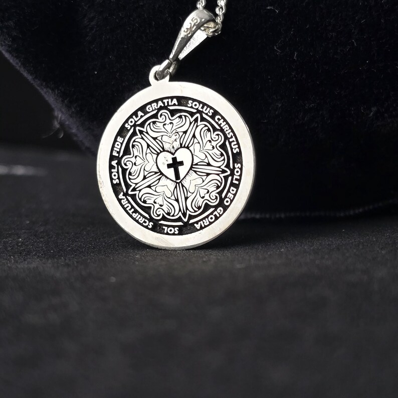 The Five Solas Necklace, Sola Necklace, 5 Sola, Five Sola, Religious ...