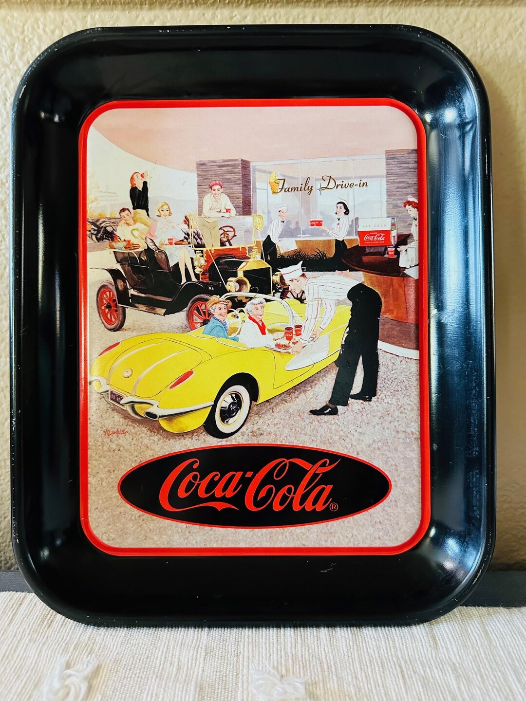 Coca-cola Family Drive-in Tray Made in 1995 in USA - Etsy