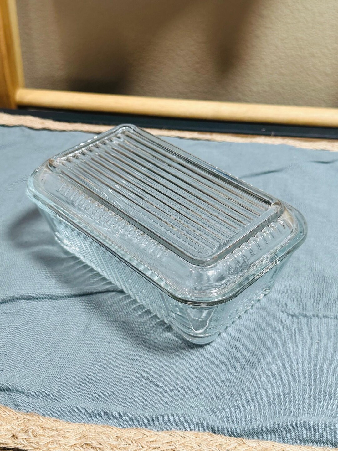 1930s Pasabahce Glass Crisper Container 6-3/4" L X 4" W X 2-1/2" H - Etsy