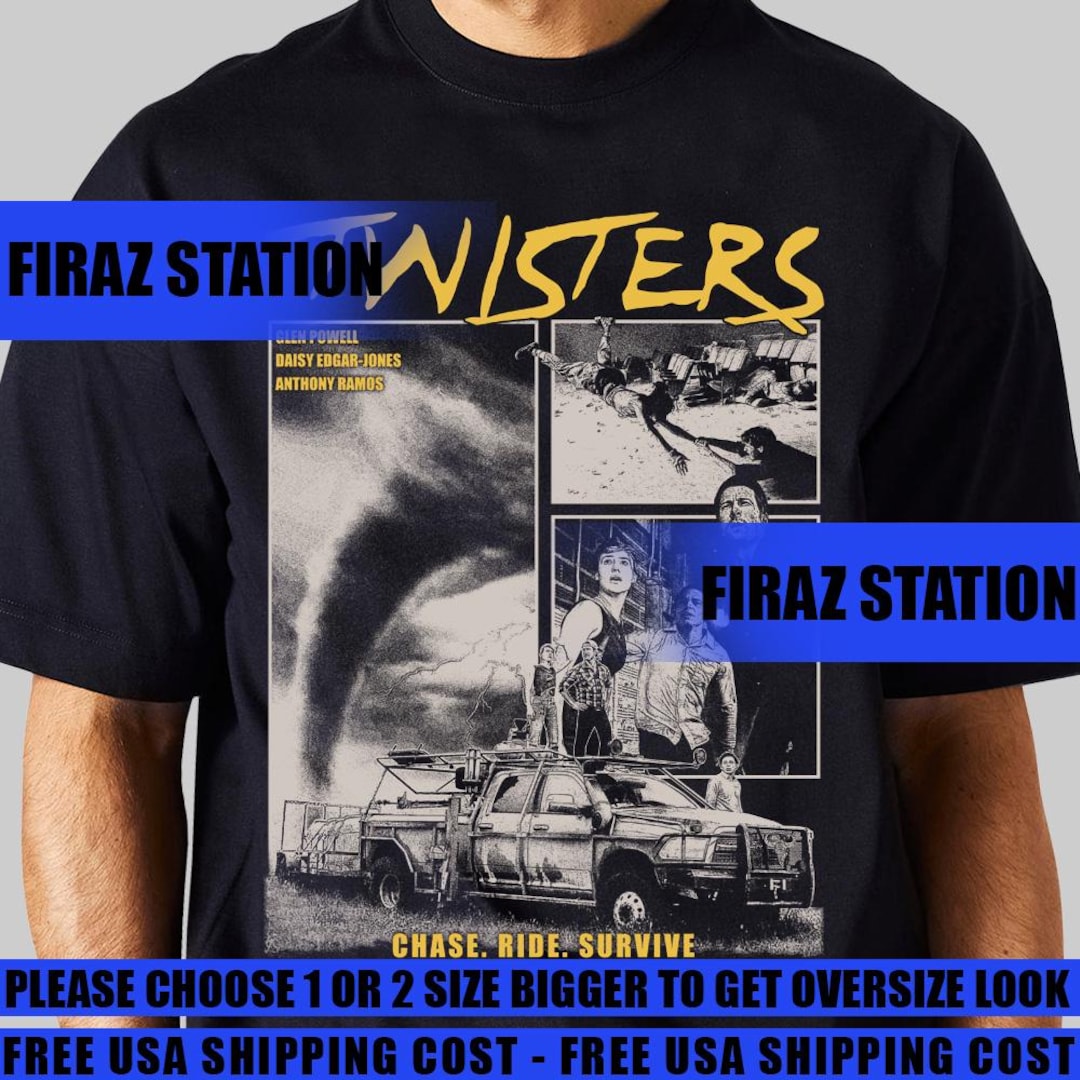 Twisters Movie T-shirt 2024 Unisex Gildan 5000 / Comfort Color C1717 ...