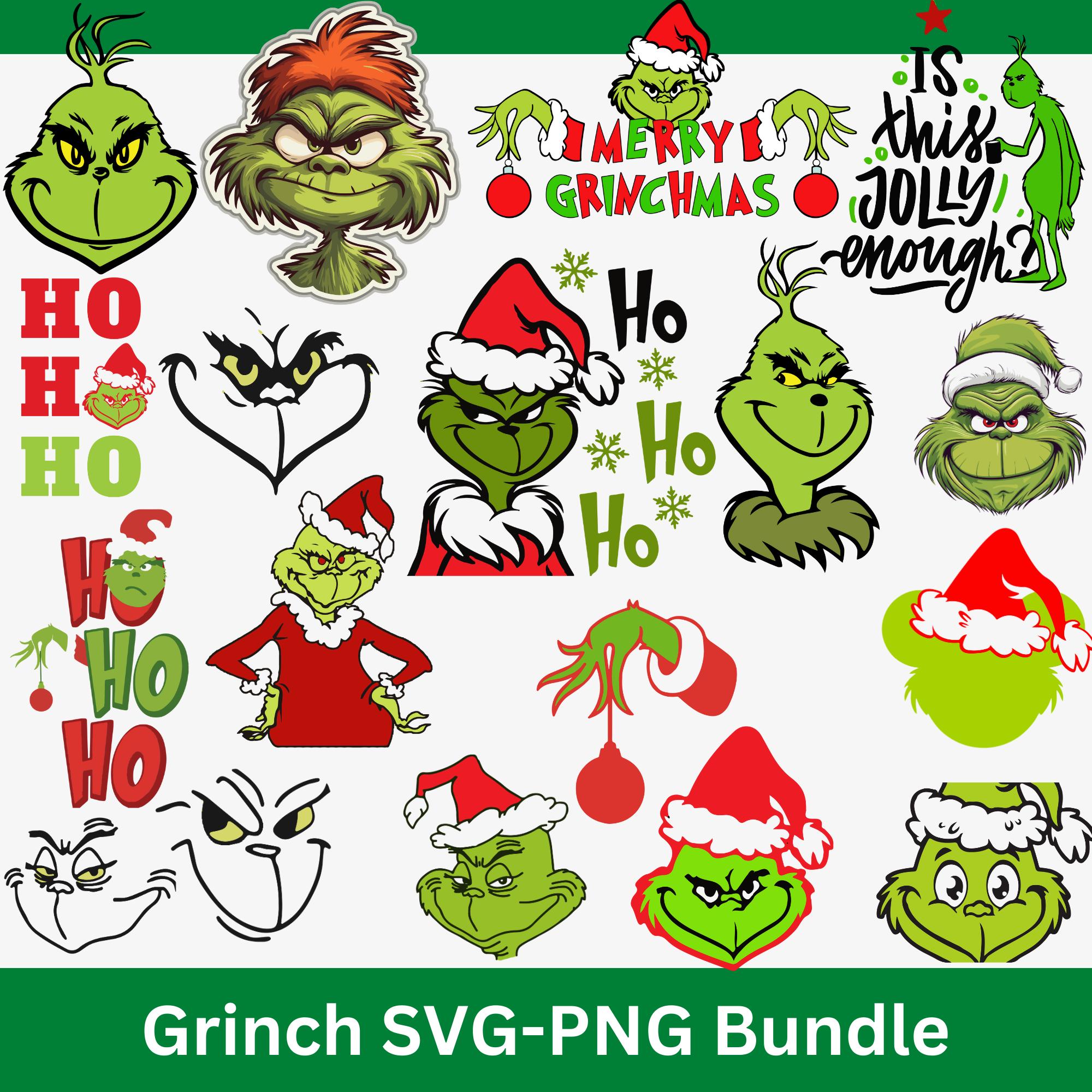 Grinch Face PNG Bundle, Pink Grinch Svg Png, Grnichmas Png, Retro Grinc ...