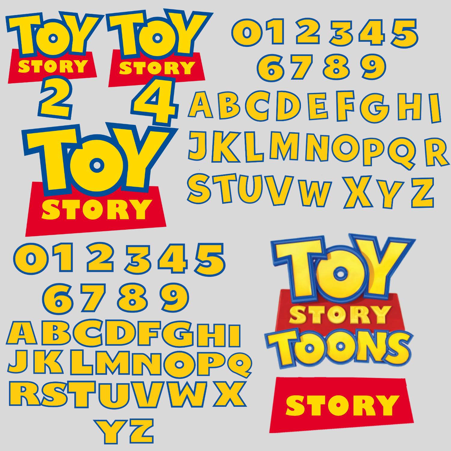 Toy Story Font Letters and Numbers Png,cartoon Font,toy Story Alphabet ...