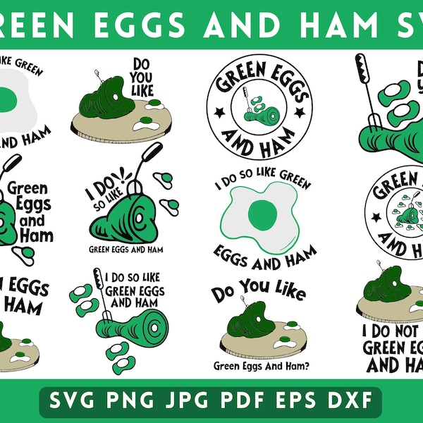 Green Eggs and Ham - Etsy