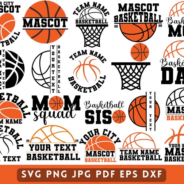 Basketball Logos Free - Etsy