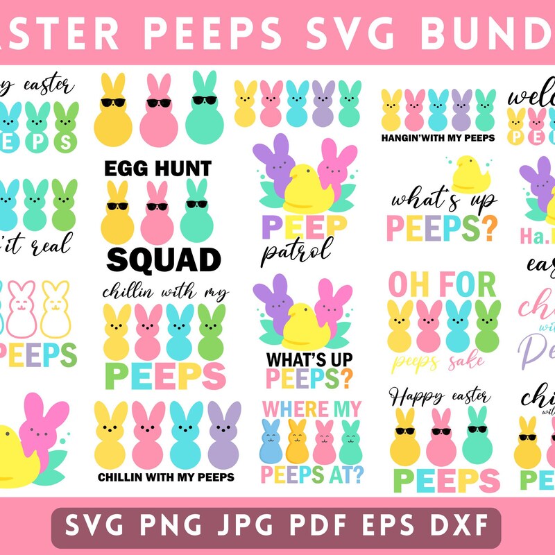 Peeps Svg - Etsy