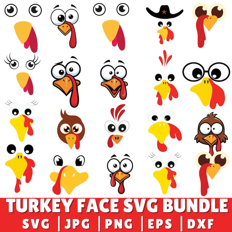 Turkey Eyes Svg - Etsy