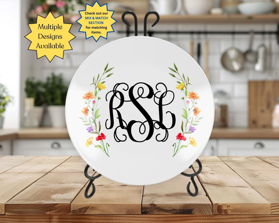 Personalized Family Plate, Custom Made Family Name Keepsake Plate ...