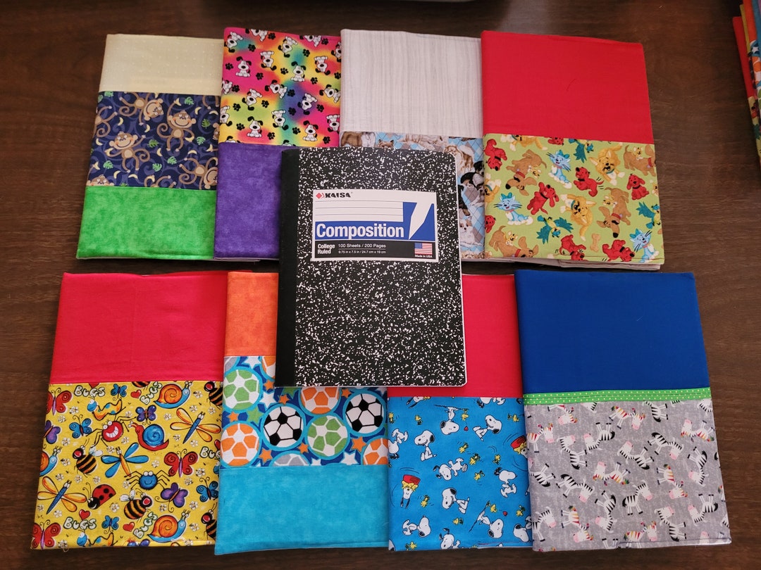 Fabric Cover for Composition Notebook - Novelty Prints - Etsy