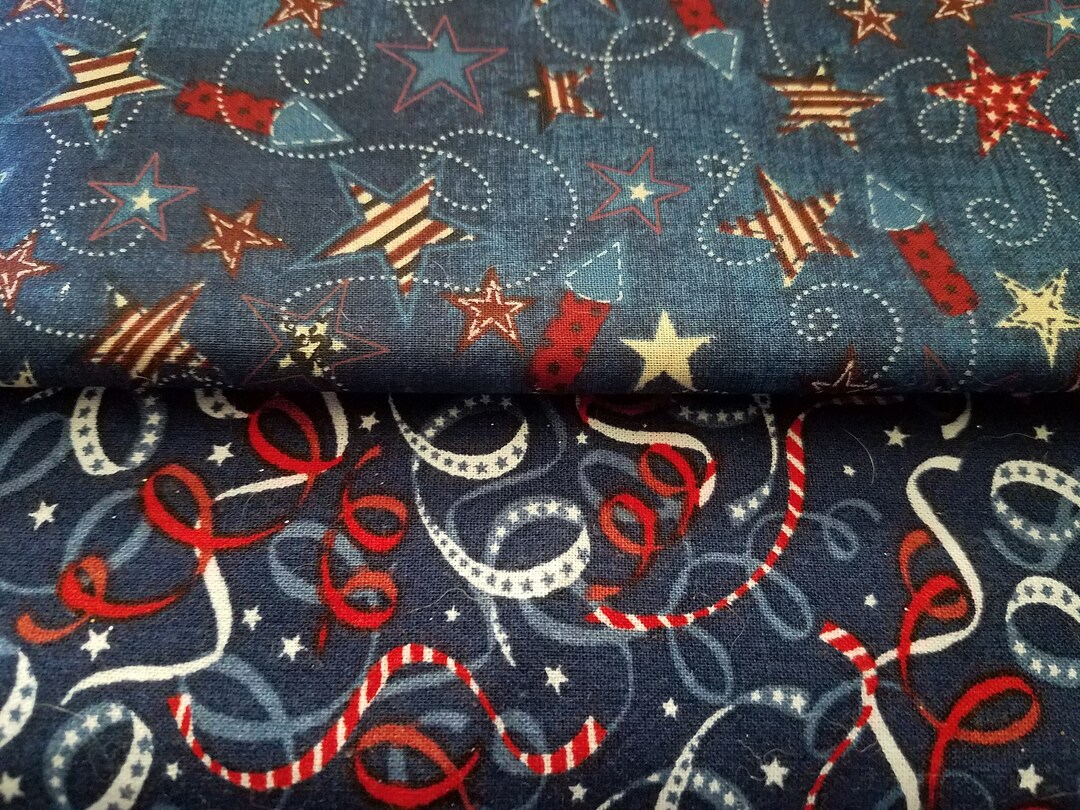Patriotic Stars & Fireworks or Streamers - Dog Bandanas - Etsy