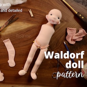 Waldorf Doll Pattern Little Penny Doll Making Tutorial - Etsy
