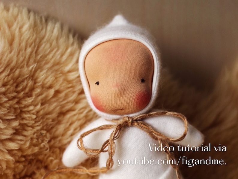 Waldorf Doll Pattern With Free Video Tutorial Dollmaking - Etsy