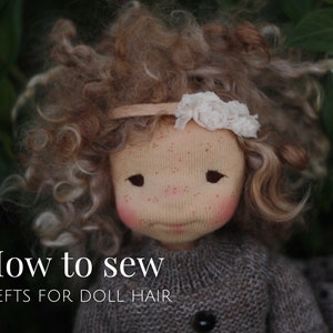 Doll Hair Tutorial | Waldorf Dollmaking Tutorial | How to Weft Doll ...