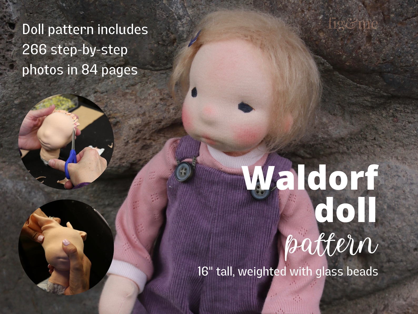 Waldorf Doll Pattern | Little Penny Doll Making Tutorial | Natural ...