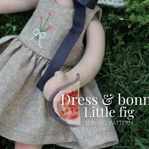 Little Fig Clothing Set by Fig and Me, Waldorf Doll Clothing, Sewing ...