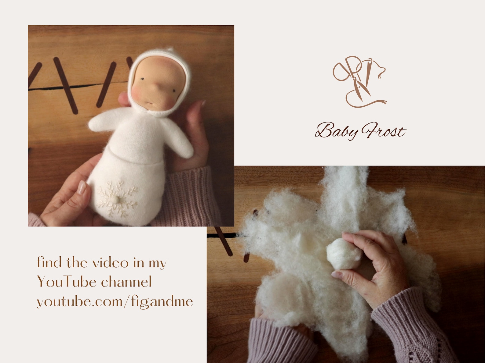 Waldorf Doll Pattern With Free Video Tutorial Dollmaking - Etsy