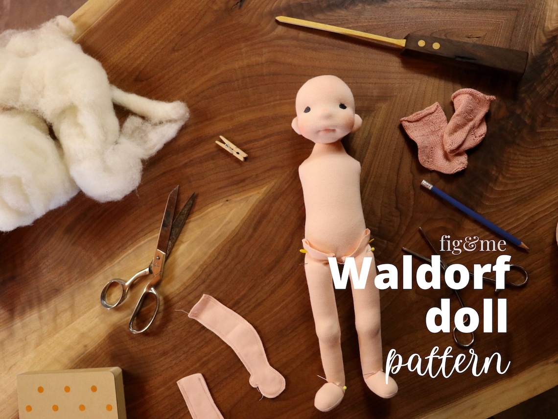 Waldorf Doll Pattern Little Penny Doll Making Tutorial - Etsy
