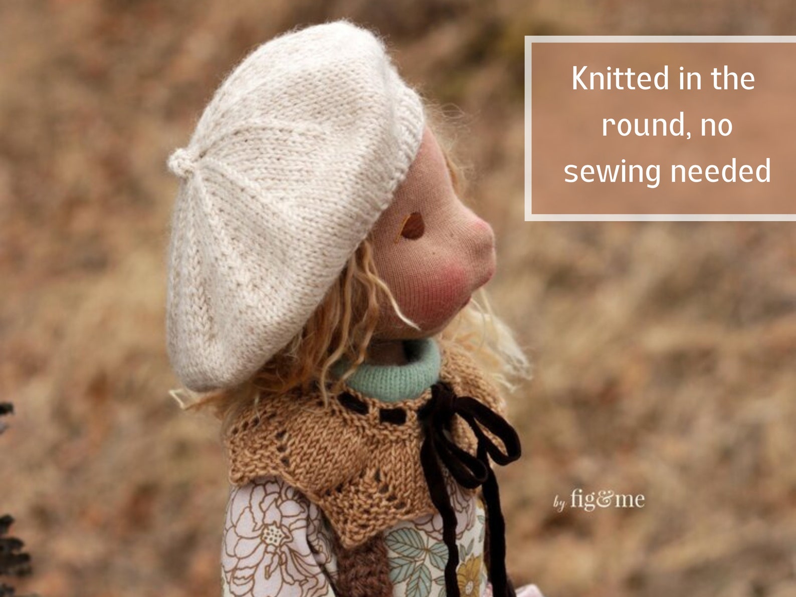 Knit Doll Hat Beret Life Knitting Pattern PDF Download - Etsy