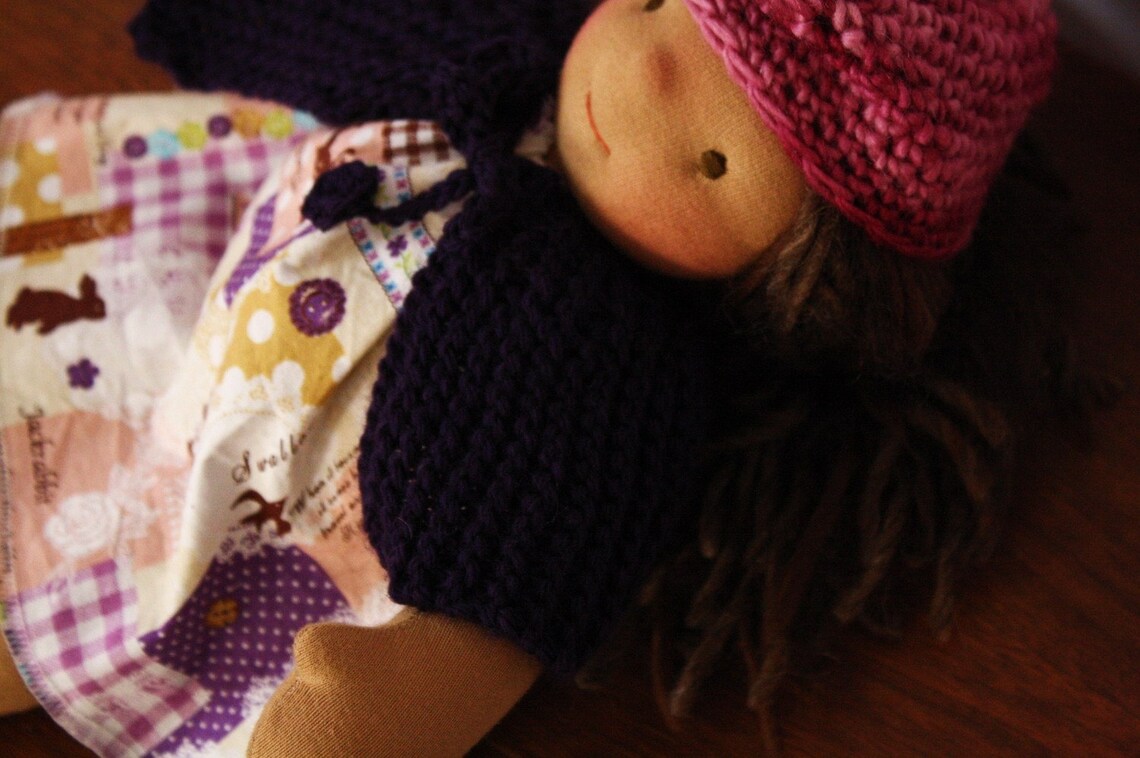 Waldorf Doll Knitting Pattern Learn to Knit Pattern Doll | Etsy