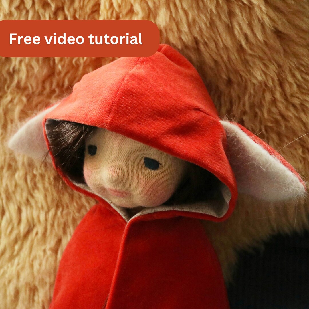 Doll Cape Sewing Tutorial | Fox Cape PDF | for Waldorf Inspired or ...