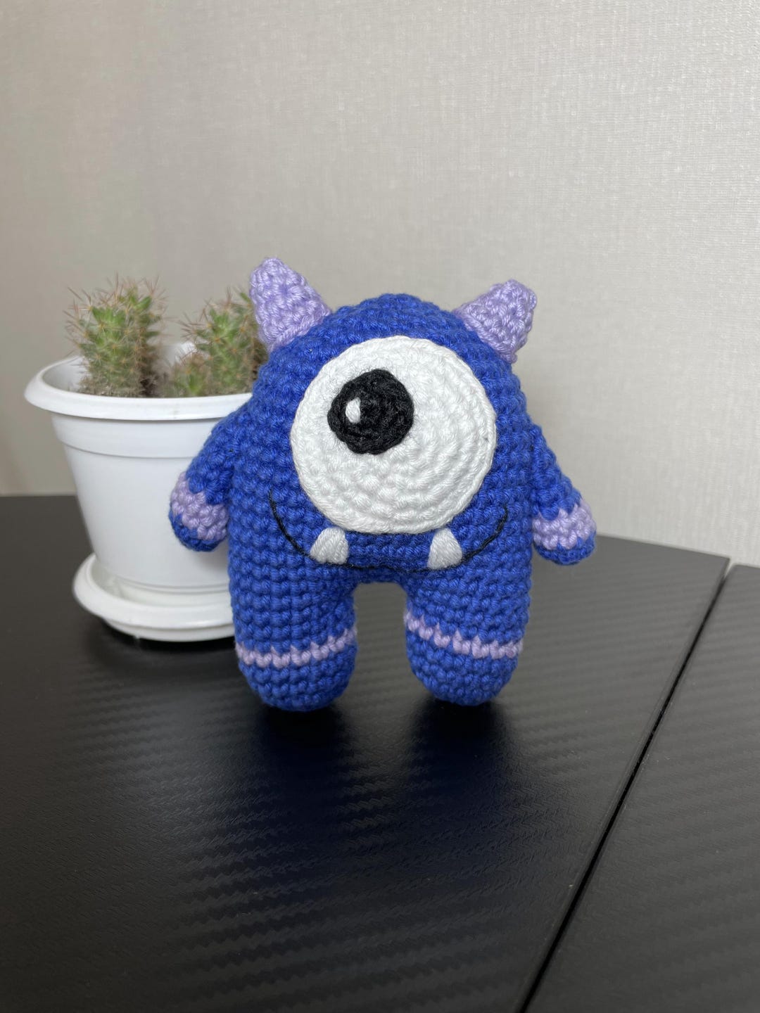 Cute Little Monster, Amigurumi, Crocheted, Original Gift - Etsy