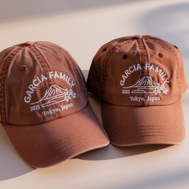 Custom Family Vacation Hat – Embroidered Travel Dad Cap With Name ...