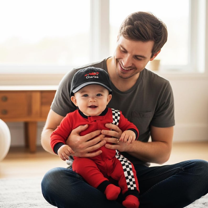 Personalized Motorsport Kids Cap – Custom F1 Car Name Embroidered ...