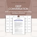 Deep Conversation Game for Couples, Couple Question Cards, Printable ...